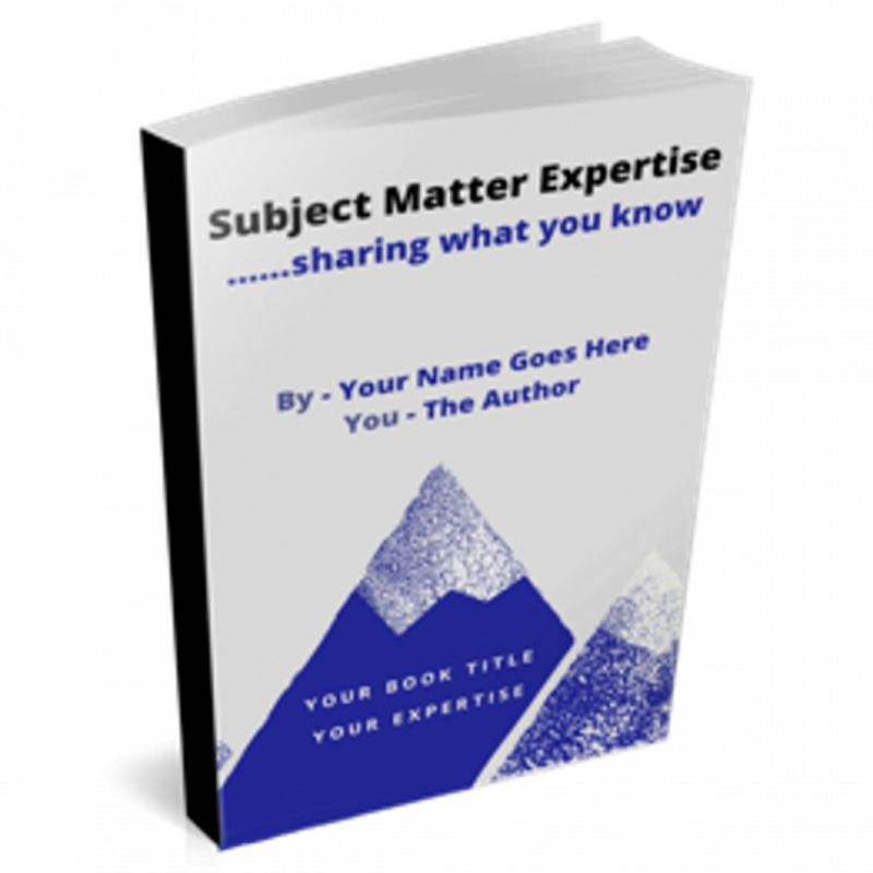 How to write your subject matter book - The Book Writers Resource